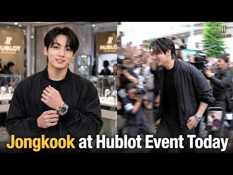 Jong kook (BTS) At Hublot Event Today in Japan 2026