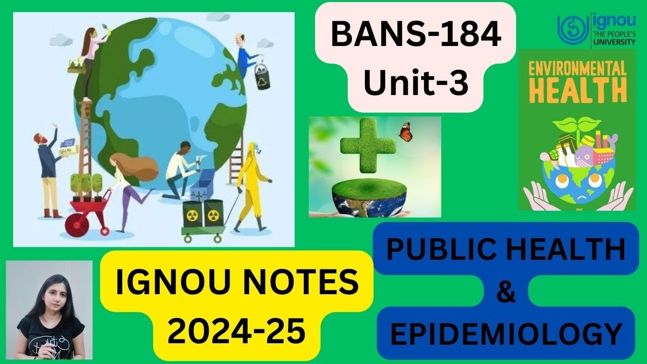 Unit-3 # ignou notes # BANS-184# Environmental health - YouTube