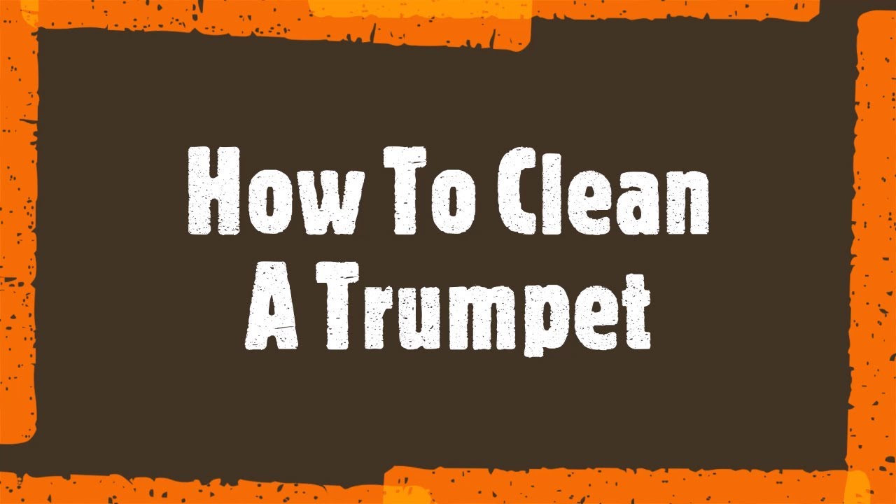 How To Clean A Trumpet - YouTube