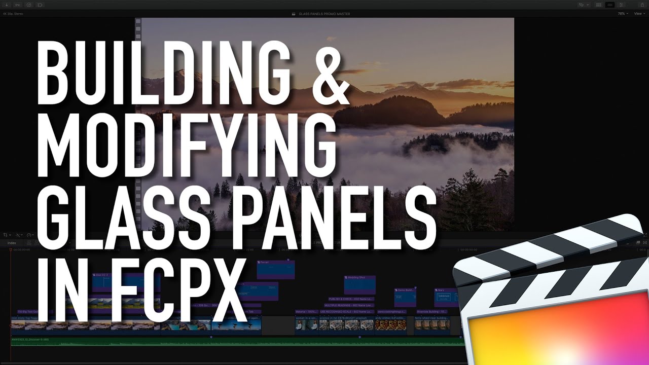 Building & Modifying Glass Panels in Final Cut Pro - YouTube