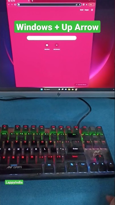 How to maximize the windows using the shortcut key #howto #shorts # ...