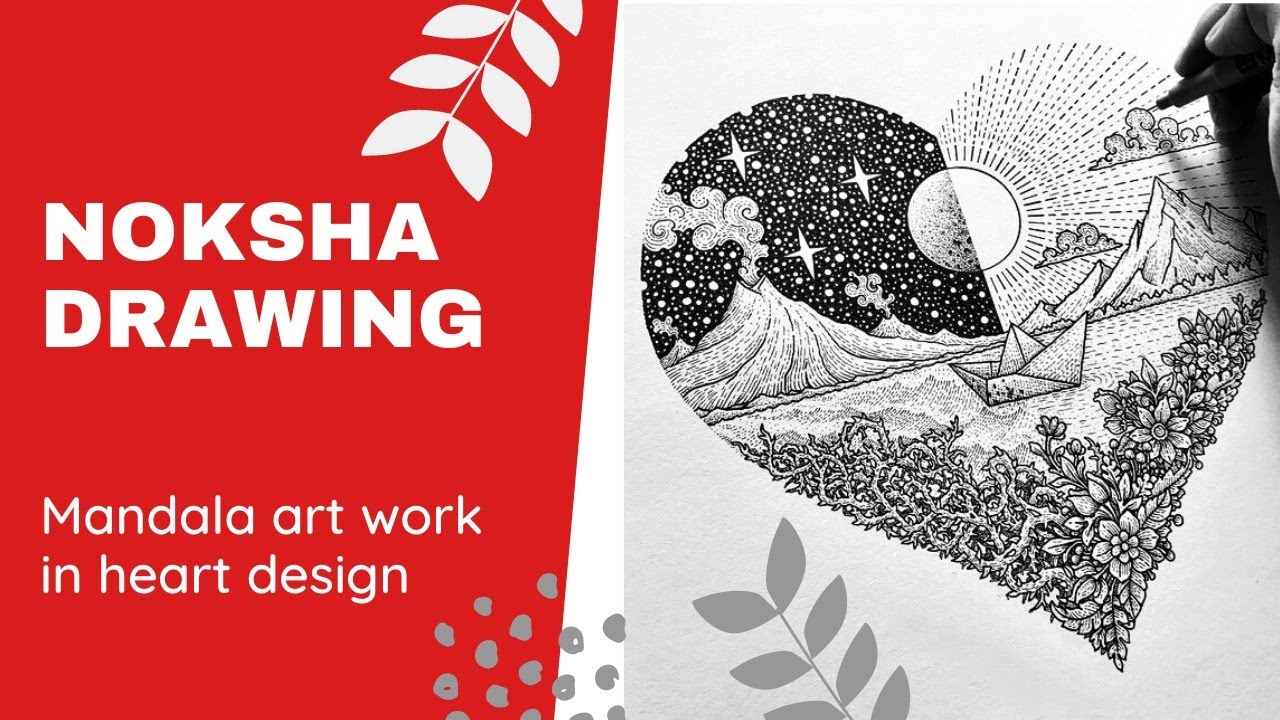How to draw noksha easy || mandala art design || noksa drawing - YouTube