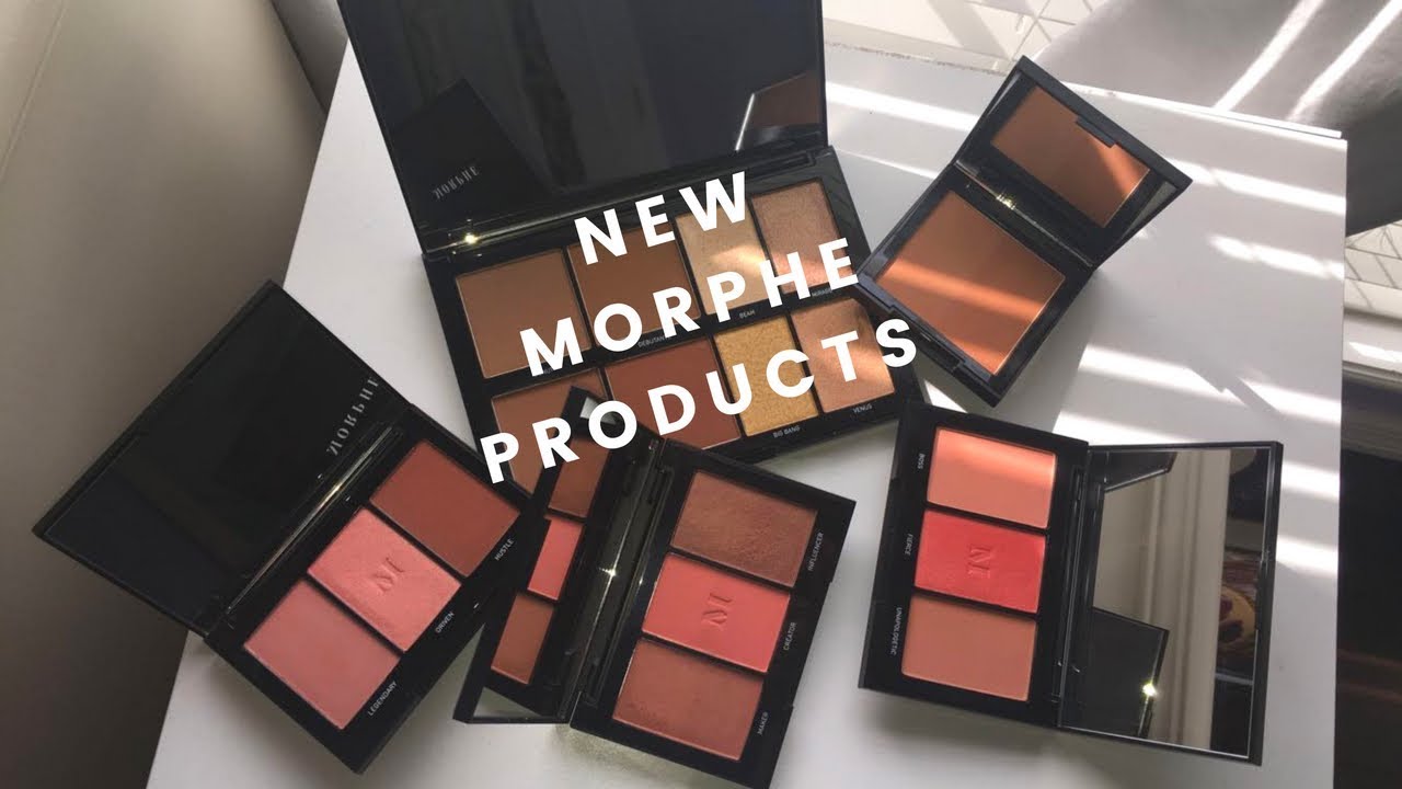 New Morphe Brontour, Scuplt and Shimmer palette and Blush Trios ...