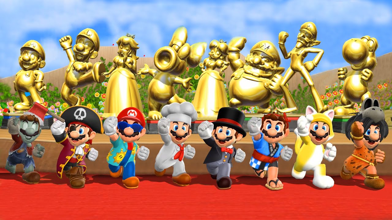 Mario Party 9 Step It Up - All Character Mario Outfit (Master ...