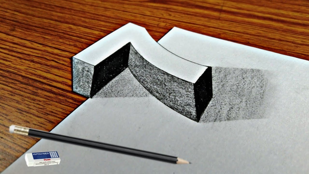 How to draw 3d number 7 easy step by step… 3d number 7 drawing easy ...