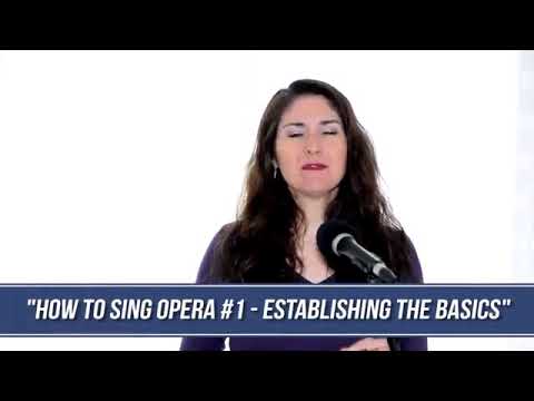How to sing opera for soprano singers - YouTube
