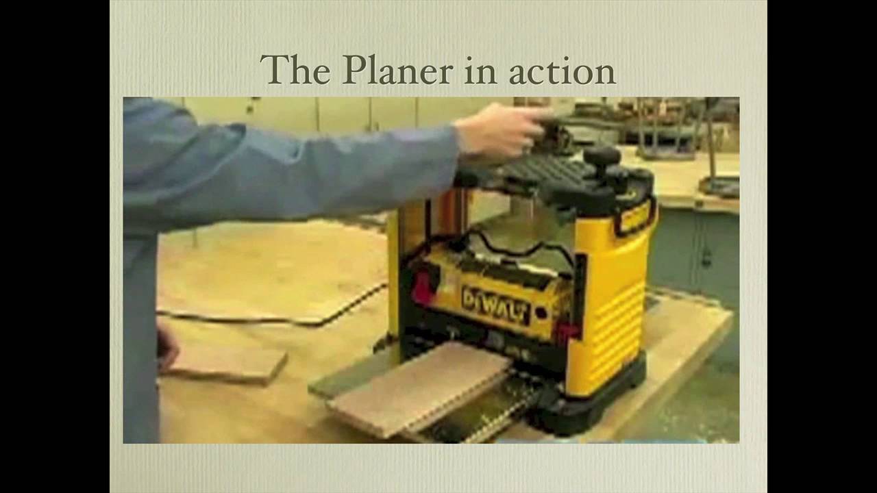 Woods 1: Planer Safety - YouTube