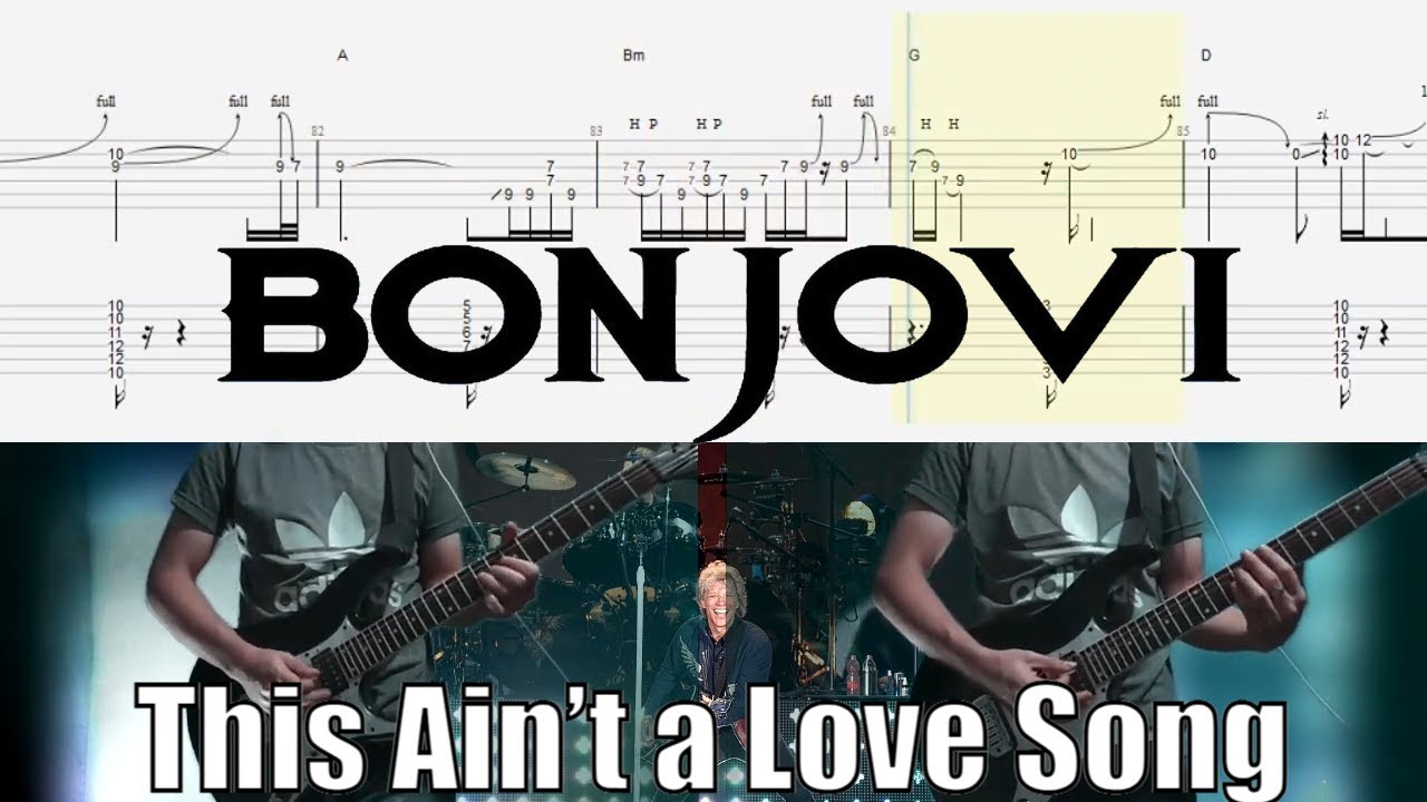 Bon Jovi This Ain t A Love Song Guitar Cover With Tab YouTube bon-jovi-this-ain-t-a-love-song-guitar-cover-with-tab-youtube