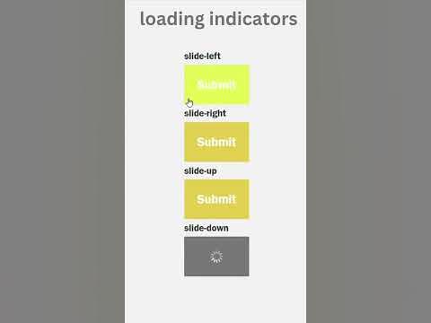 Discover the real loading indicators in CSS - part 4#css #html #button #shorts - YouTube