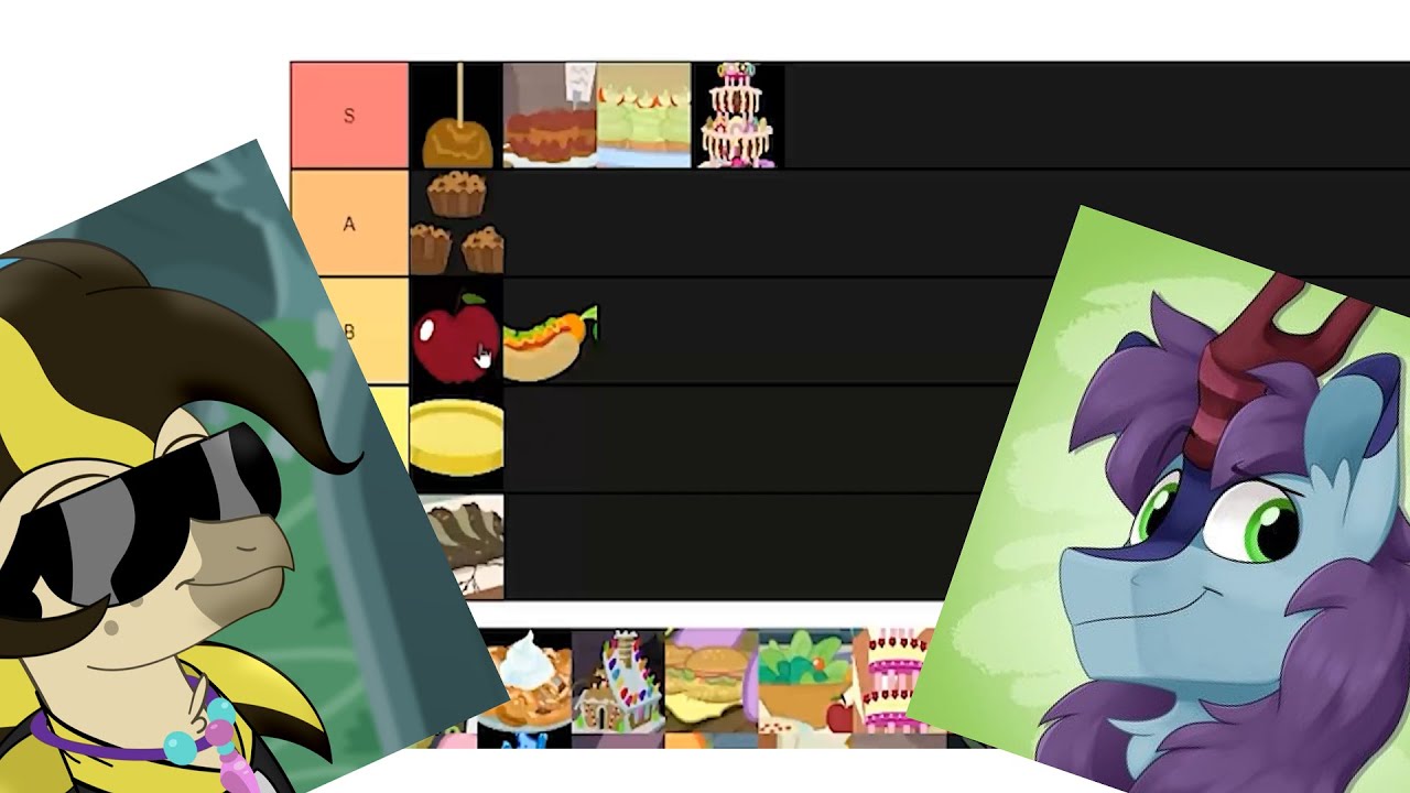 Pointless Pony Tier List - Foods of MLP (ft. Ambizar) - YouTube