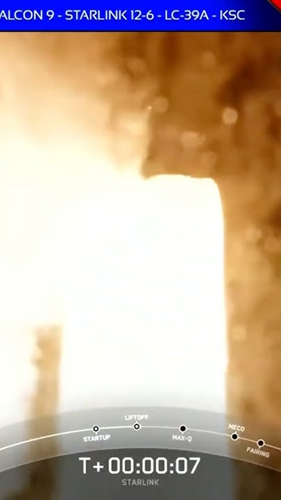Lift-Off Falcon 9 - Starlink 12-6 - LC-39A - Kennedy Space Center - December 31, 2924 - YouTube