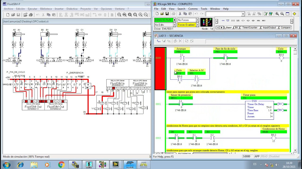 Curso PLC RsLogix 500 (Demo) - YouTube