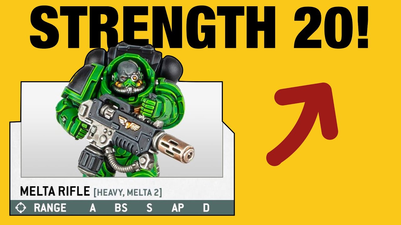 20 STRENGTH WEAPONS!? Warhammer 40k 10th Edition Weapon Rules - YouTube