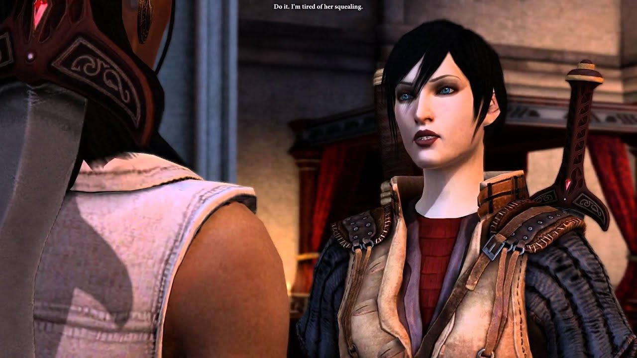 Dragon Age 2 - Renegade Hawke / Bitch slapping Isabela / - YouTube