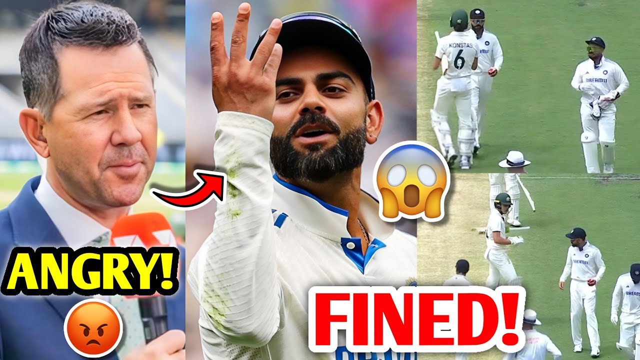 ICC takes ACTION on Virat Kohli & Ricky Ponting ANGRY! 😡| Ind Vs ...