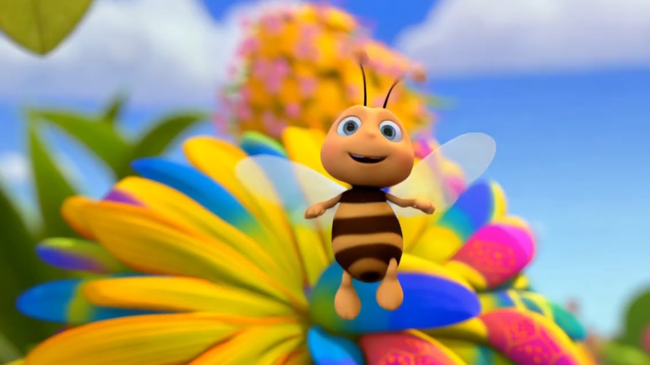 The Busy Bee Kids Songs || Nursery Rhymes & Baby Songs - YouTube