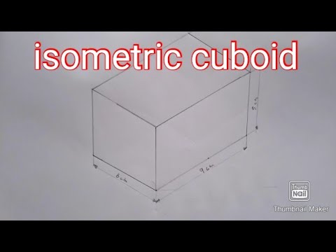 iti engineering drawing. isometric drawing isometric cuboid - YouTube