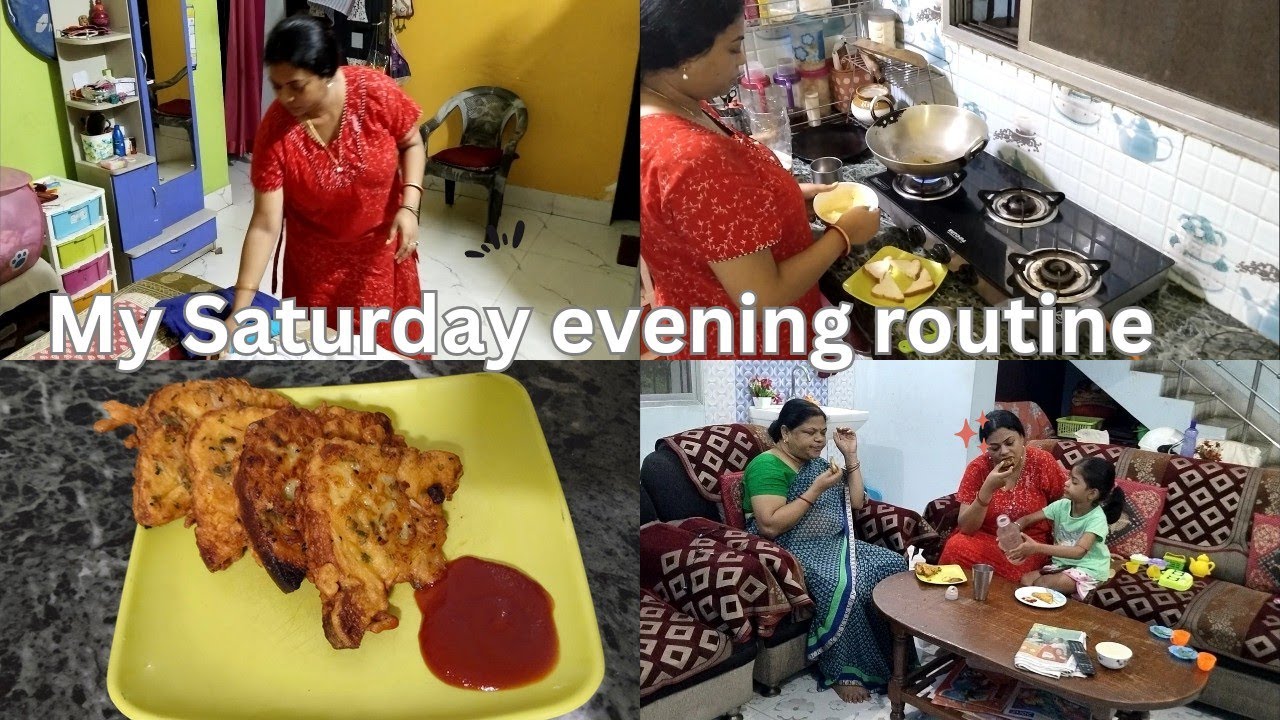 my Saturday evening routine||Saturday evening||evening nashta - YouTube