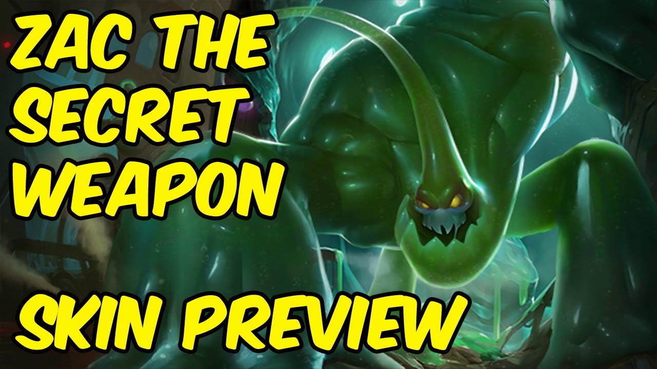 League of Legends - Zac Standard Skin Spotlight Gameplay Teaser Preview ...