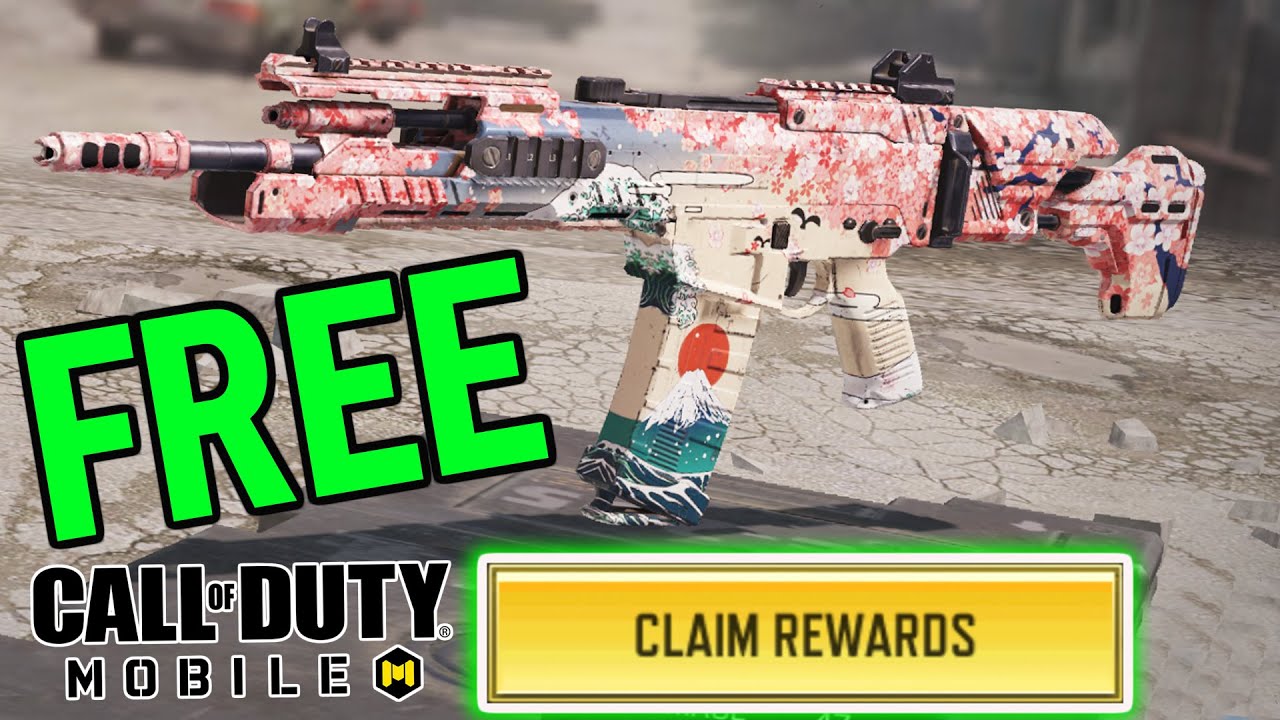 UNLOCK The LK-24 SAKURA SKIN for FREE in Call of Duty Mobile - YouTube