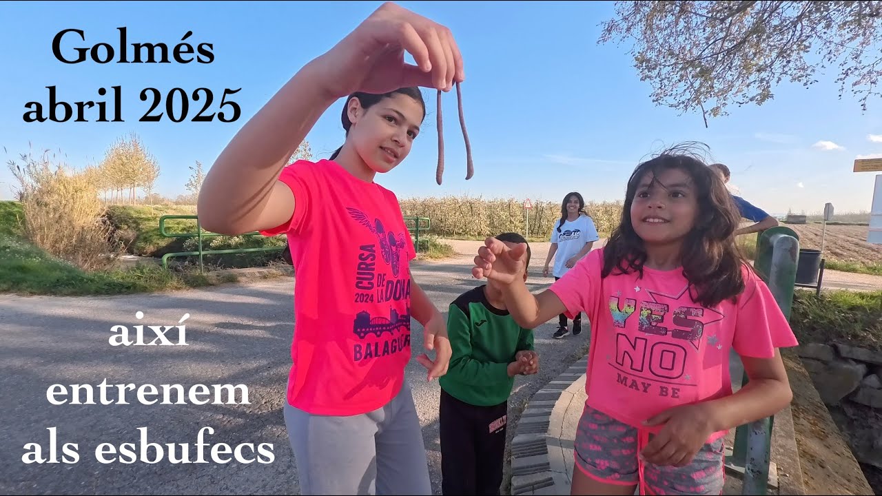 així entrenem els Esbufecs abril Golmès 2025🧷ℹ️ - YouTube