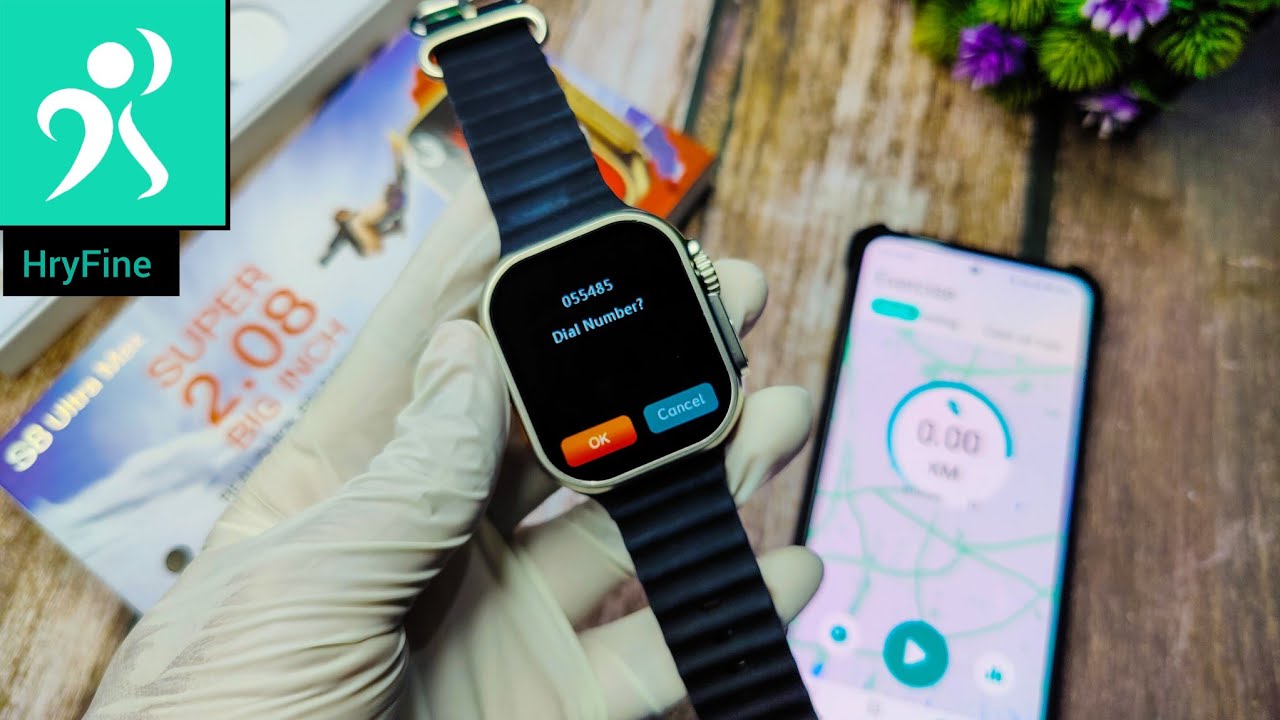 How to connect smartwatch with mobile phone?;HryFine App. ||S8 Ultra ...