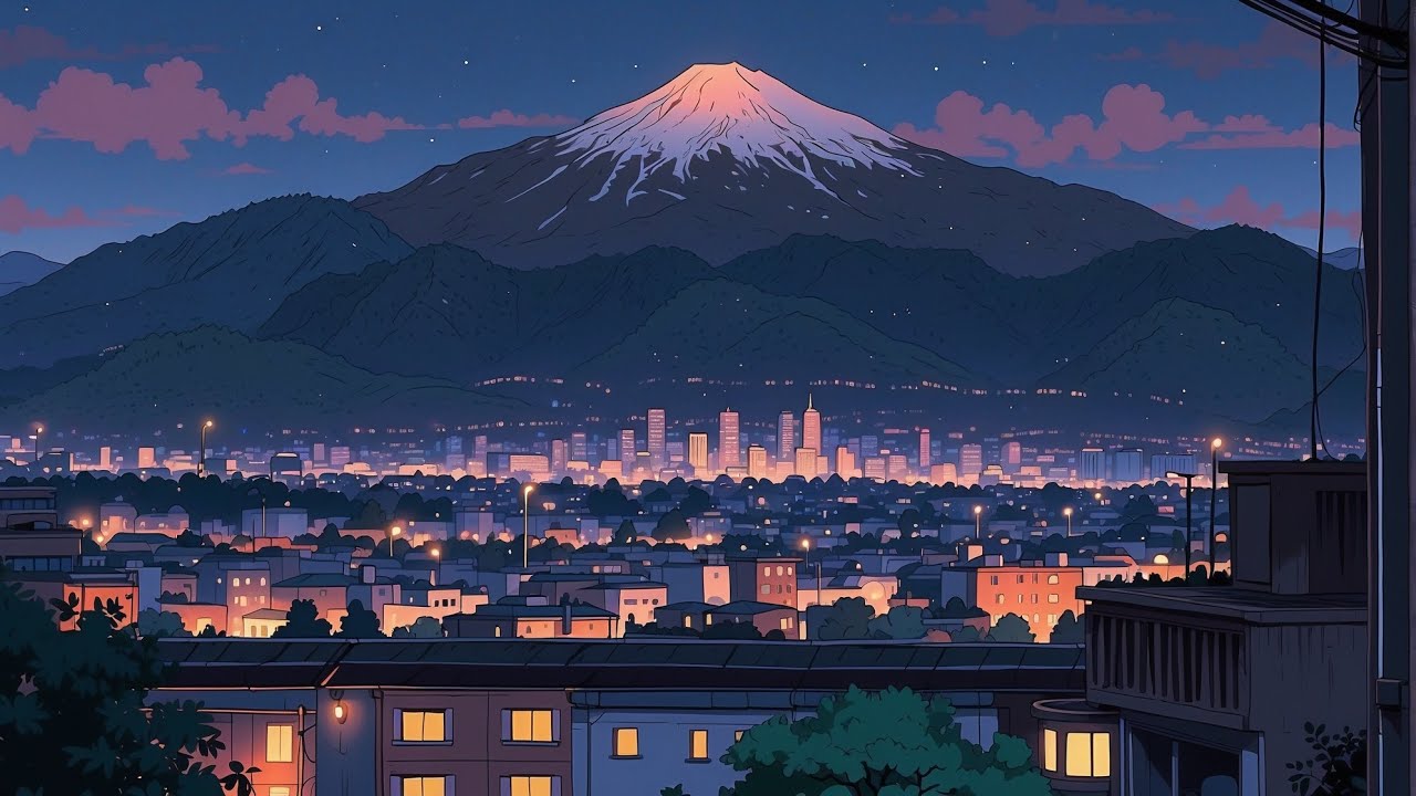 Night Mountain View - Chill Out, Relax, Stress Relief - YouTube