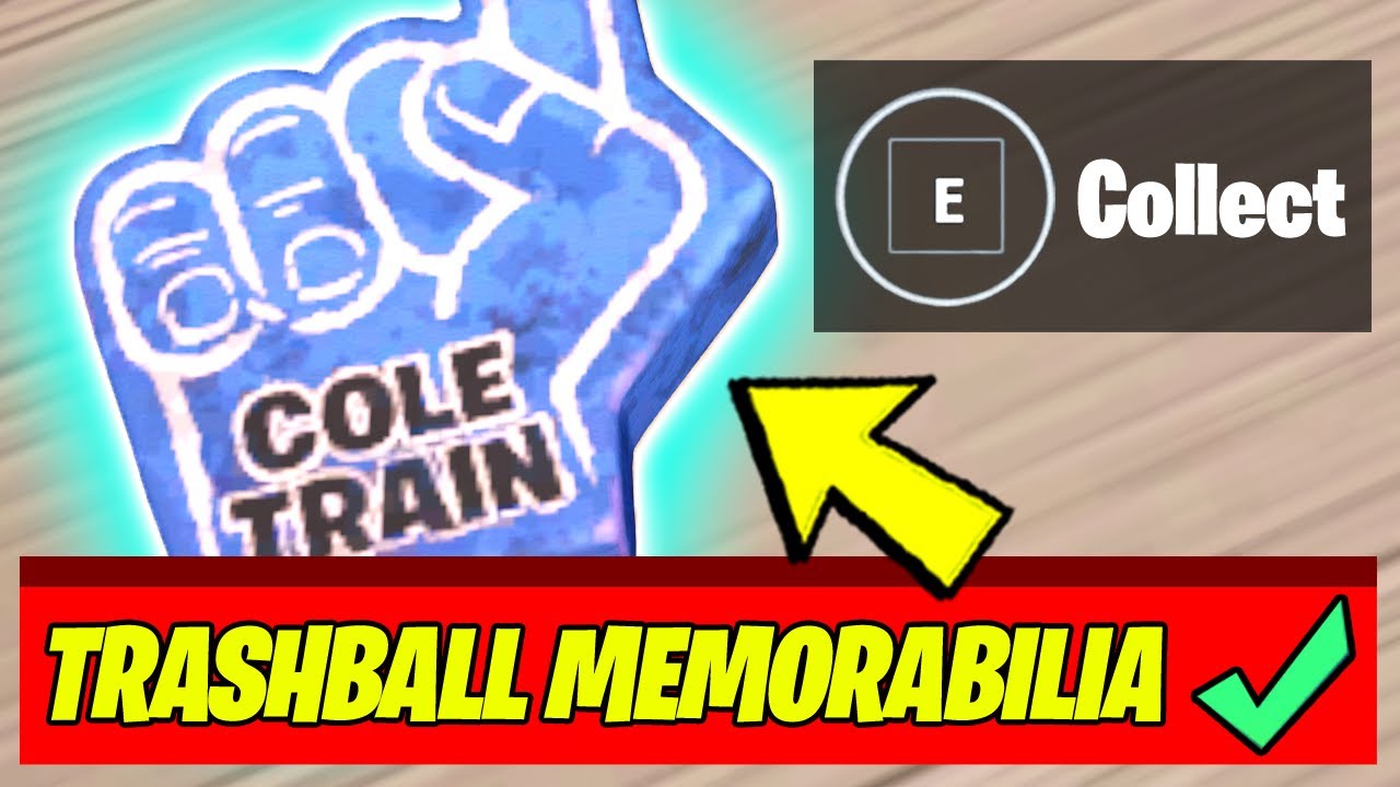 Collect TRASHBALL Memorabilia Locations (Fortnite) - YouTube