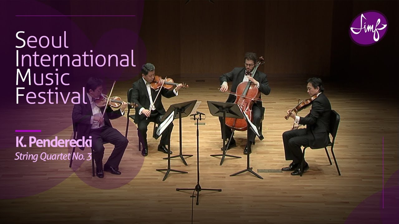Shanghai Quartet | Krzysztof Penderecki : String Quartet No. 3 l 2013 SIMF - YouTube