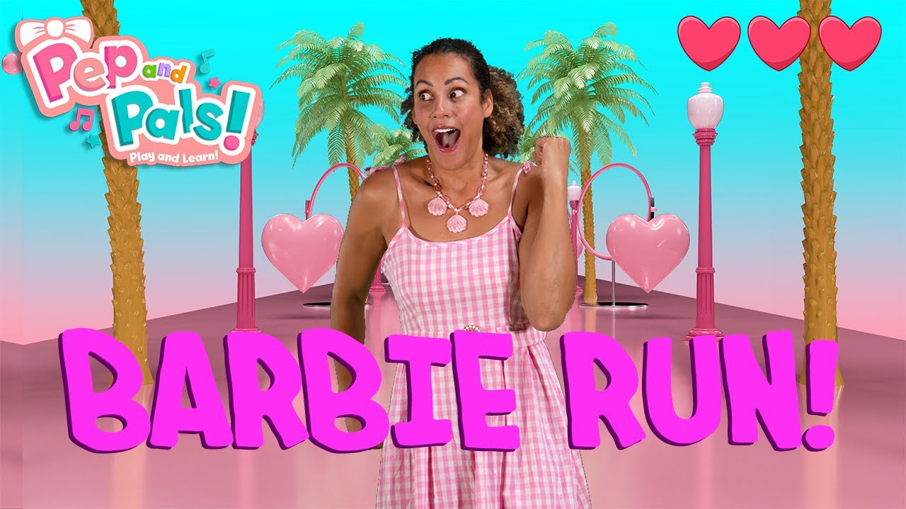 Barbie Brain Boost Fun Run | Get Ready To Play And Move! A Brain Break ...