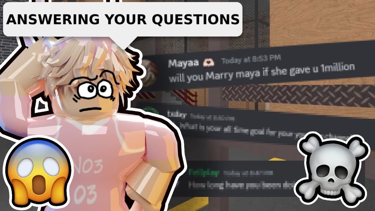 MM2, But I ANSWER YOUR QUESTIONS.. 💀 (5K SUBS QNA) - YouTube