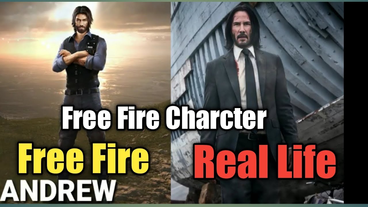 Free Fire character In real Life 100% - YouTube