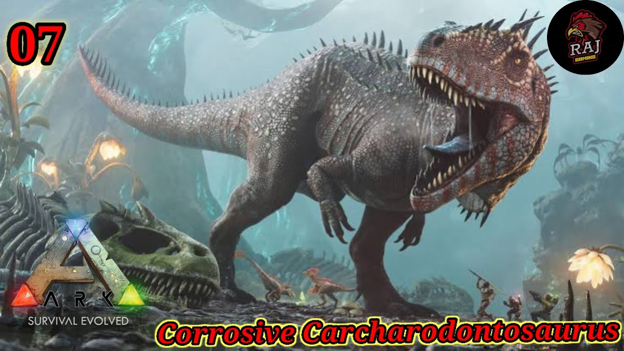 ARK Corruption World: Tame Corrosive Carcharodontosaurus 😍 This Dino ...