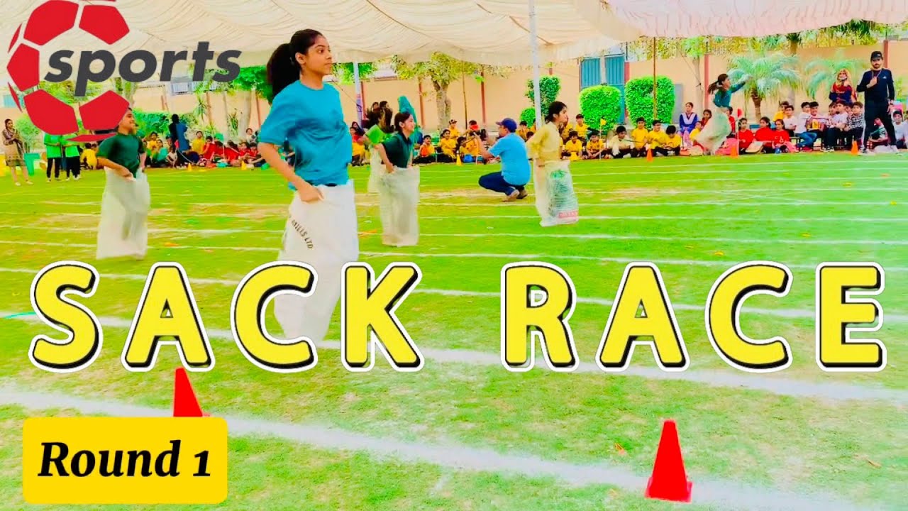Sack Race | children to play sack race |Sports Day 2024 #sackrace - YouTube