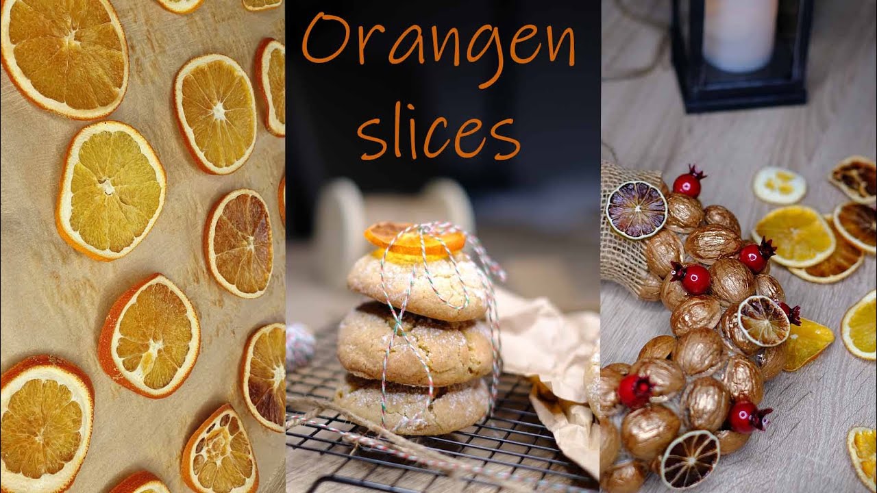 DIY 🍊🍋Orangenscheiben selbst trocknen / How To Dry Orange Slices - YouTube