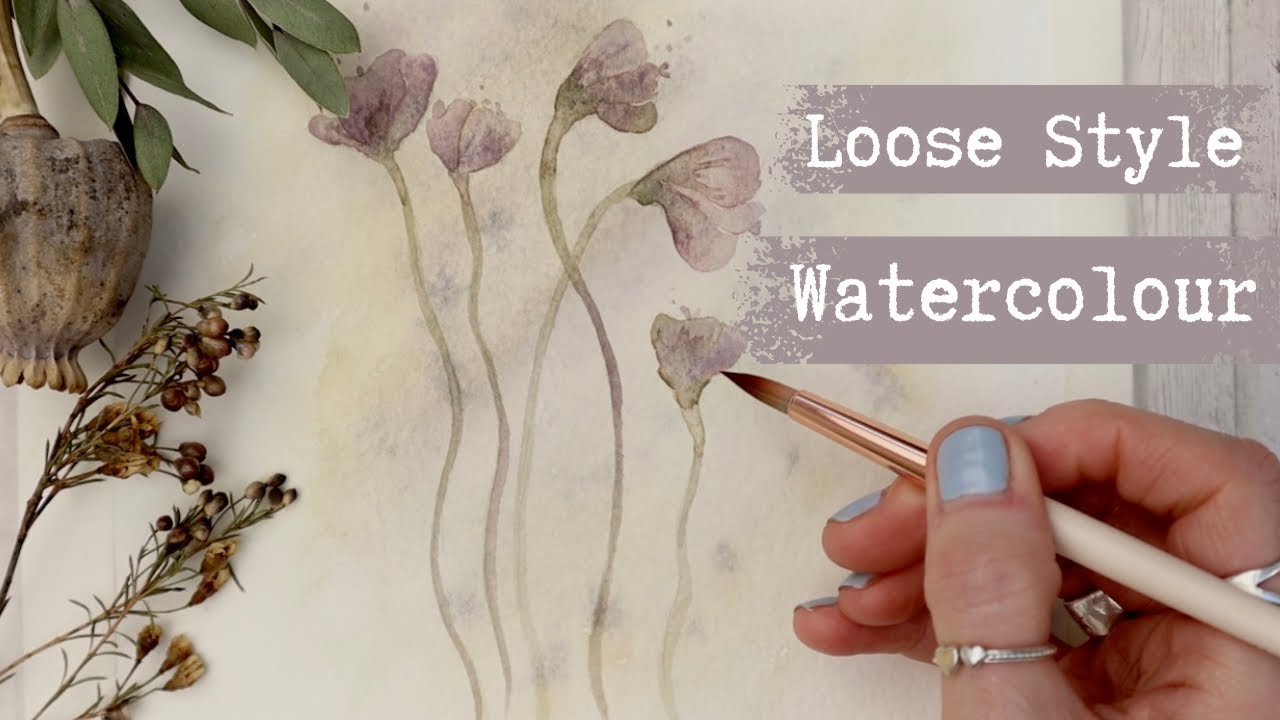 Loose Style Watercolour Painting - YouTube
