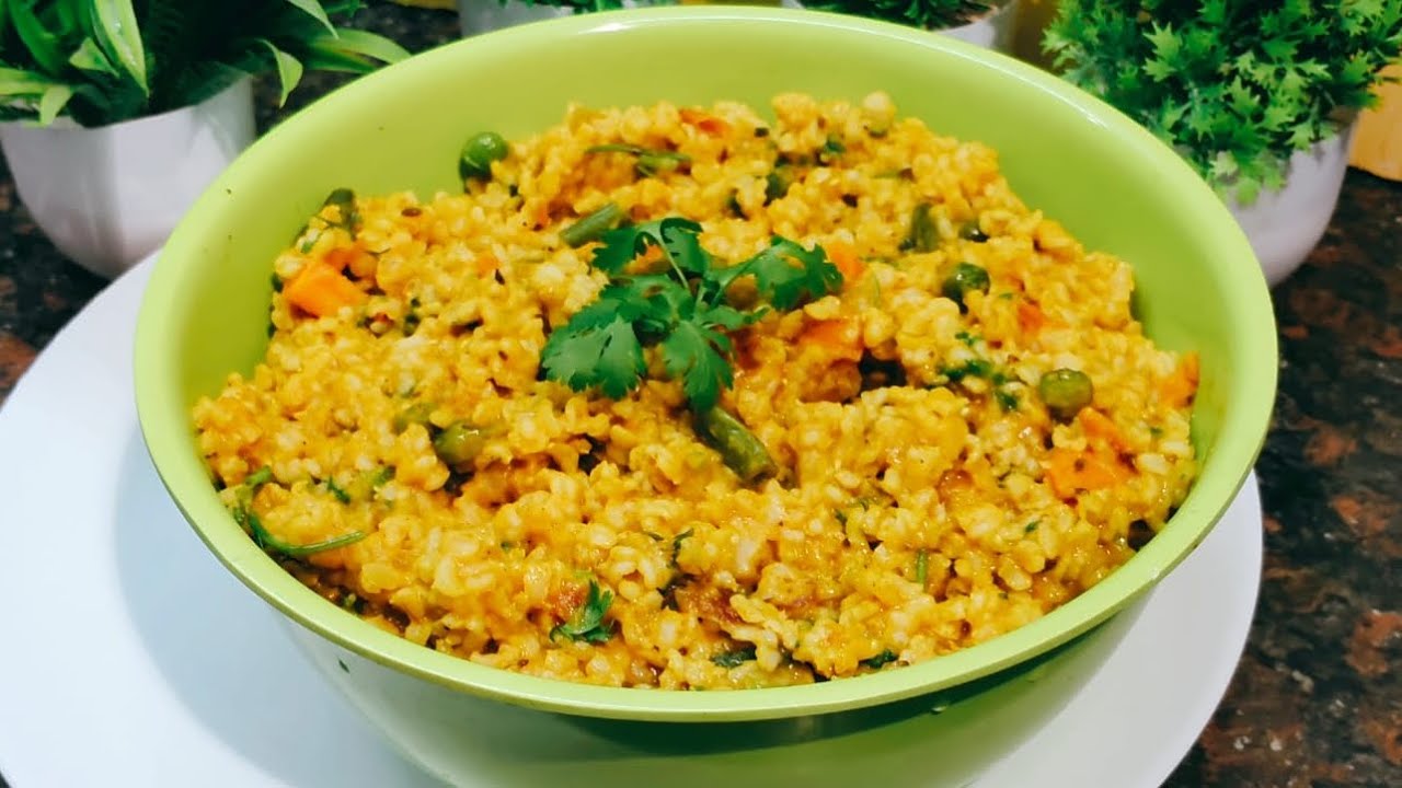 Brown rice khichdi|how to make brown rice khichdi|Healthy recipe and ...