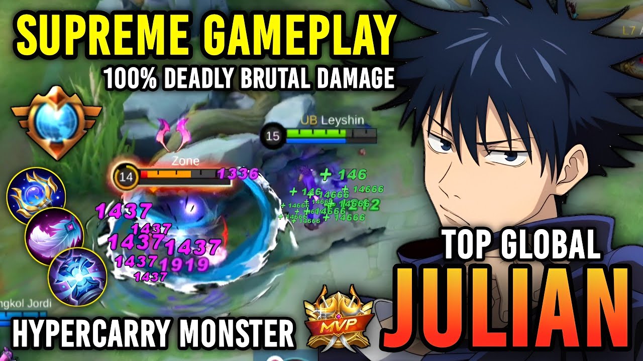 Julian Best Build 2023!! Top Global Julian 10k+ Hero Power - Supreme ...