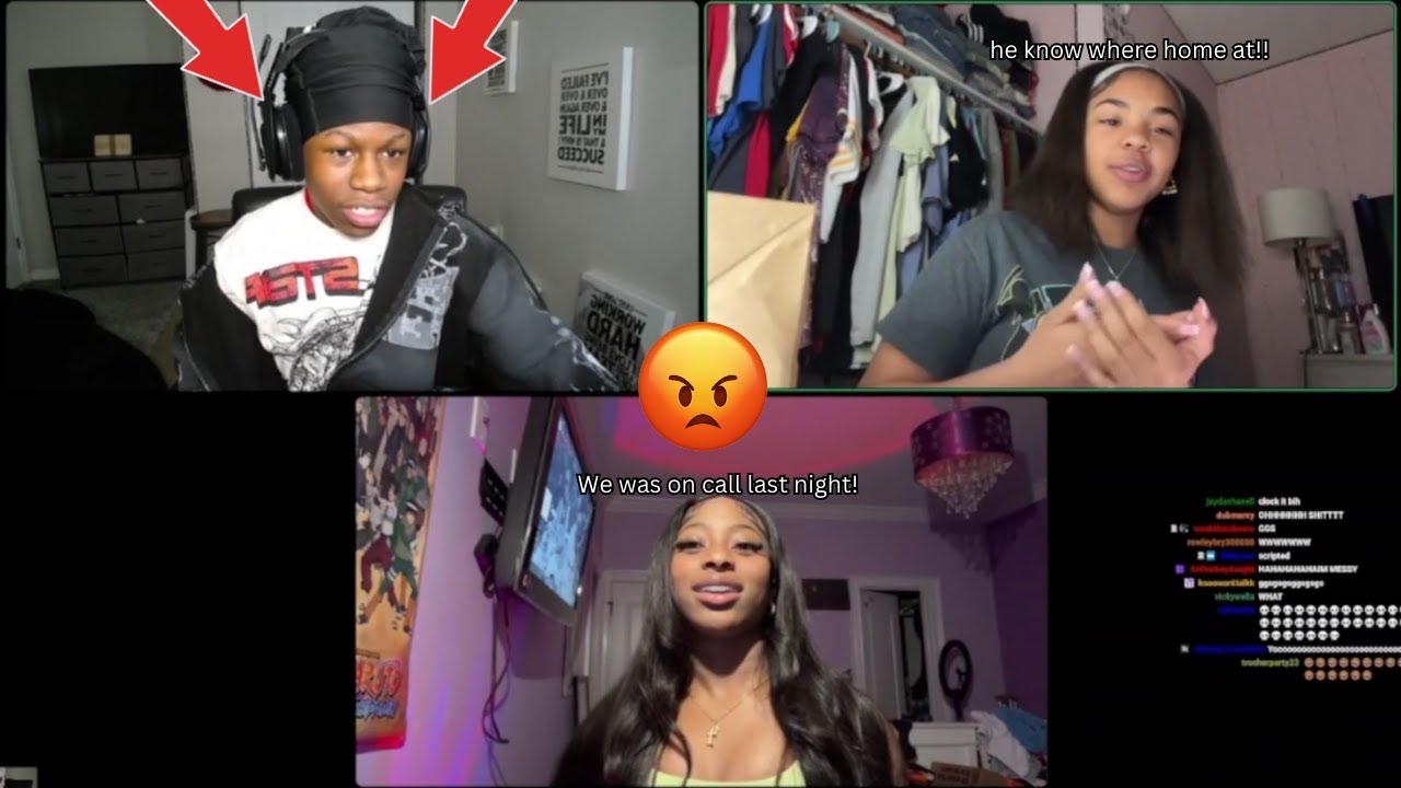 Rakai adds LeiLei, Reece and kai to a call *start fighting* - YouTube