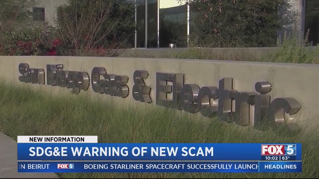 SDG&E warns of new scam targeting customers - YouTube