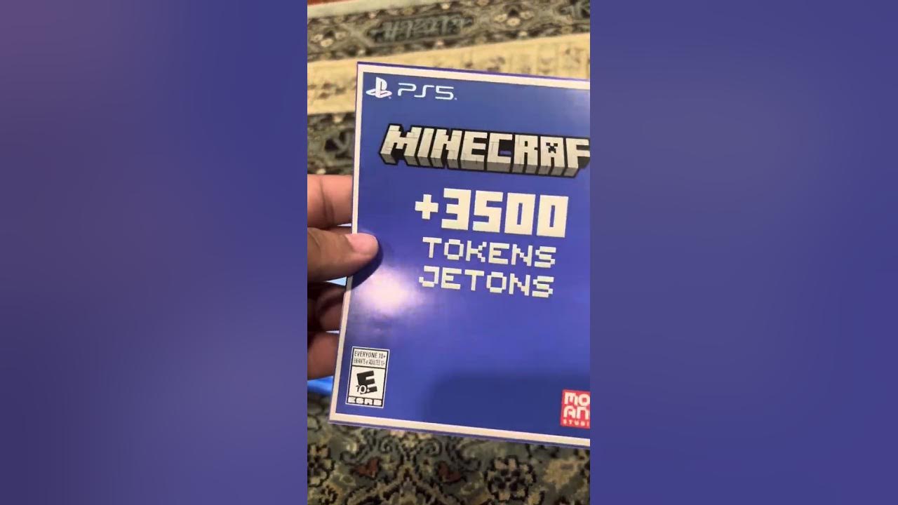 Unboxing Minecraft PS5 - YouTube