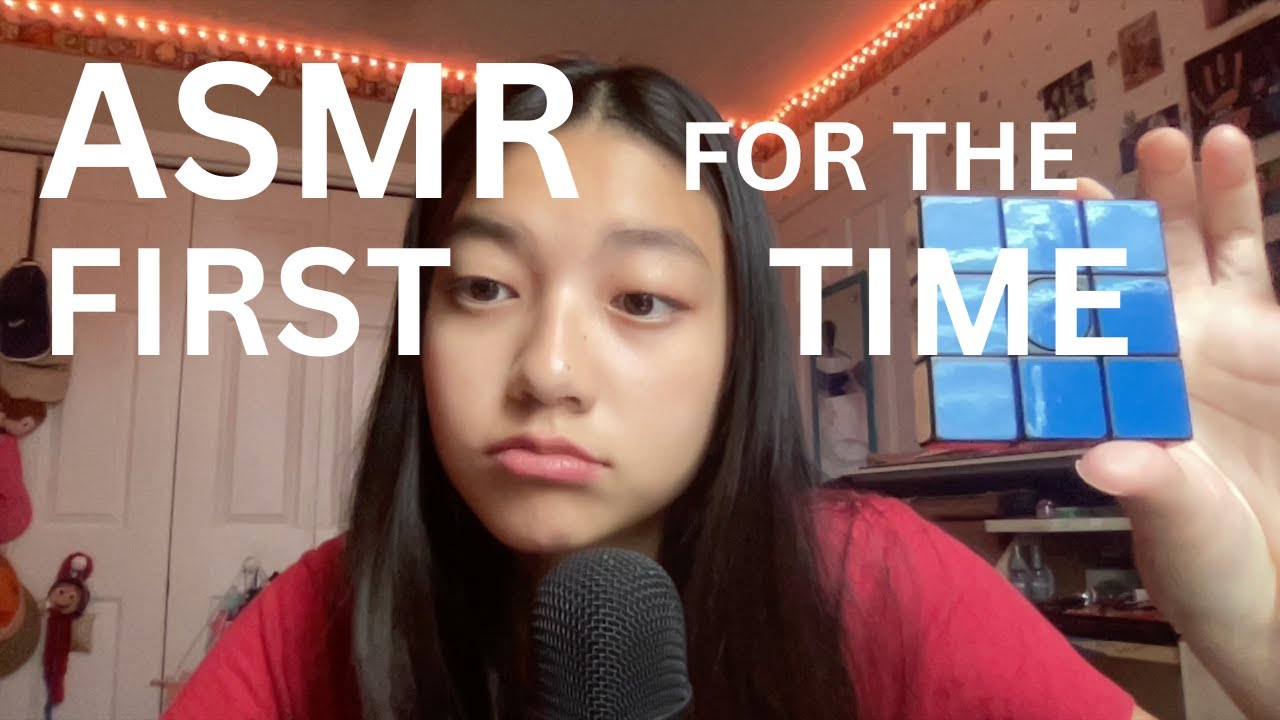 first time trying asmr - YouTube