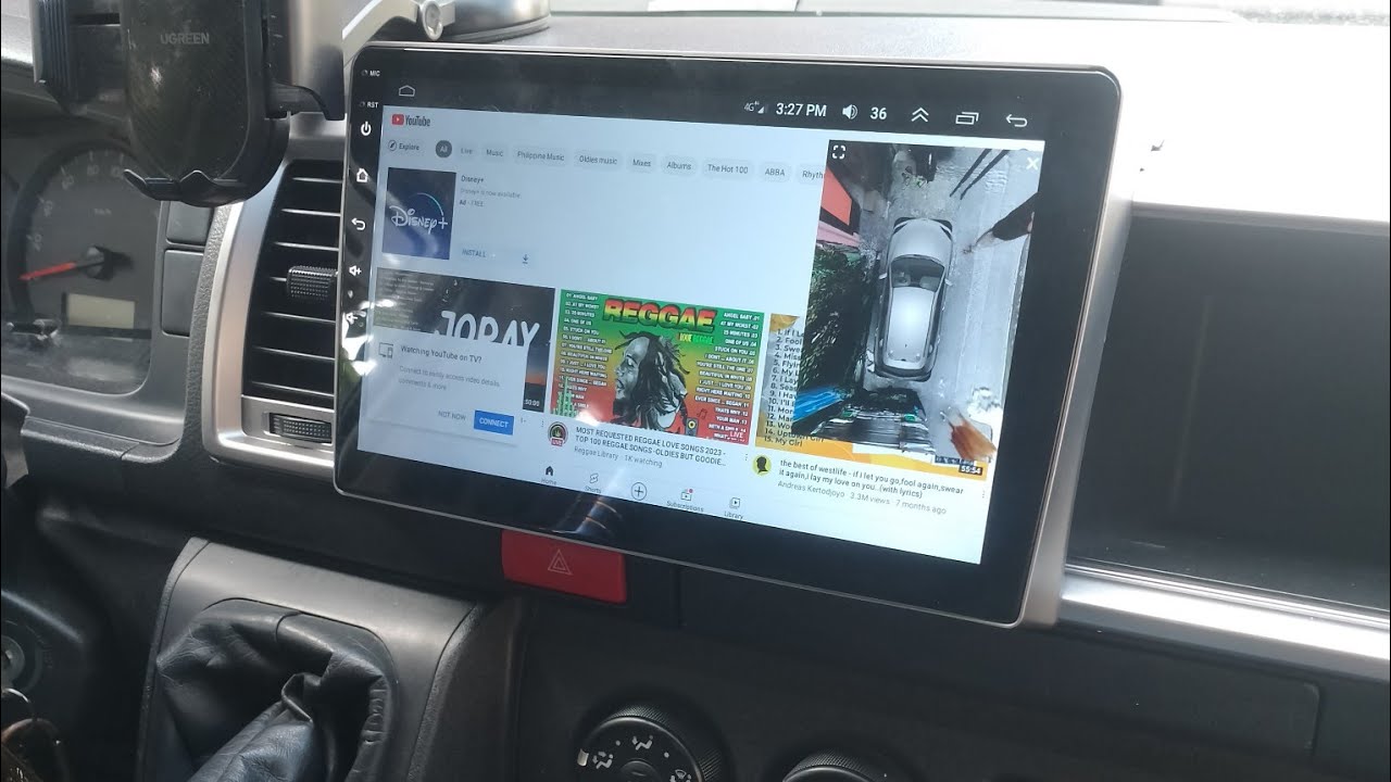 installed Head unit android and camera 360° recording surrounding for ...