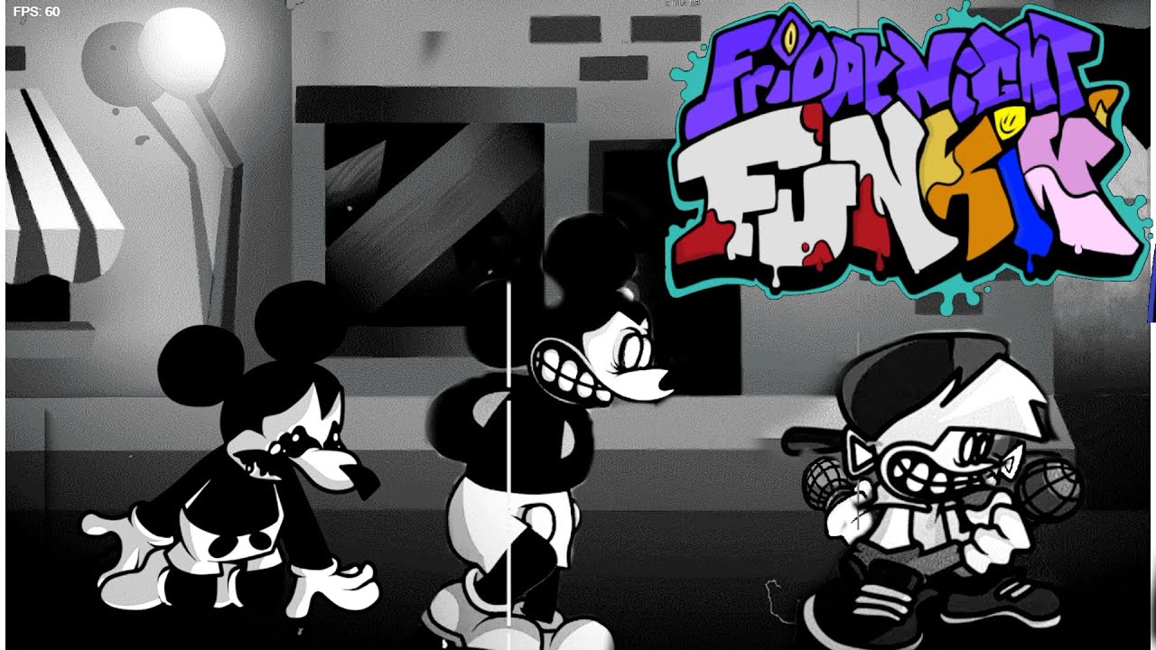 NUEVO MODS MICKEY MOUSE VS FNF ADVERTENCIA! GRITOS Mortimer Night vs ...