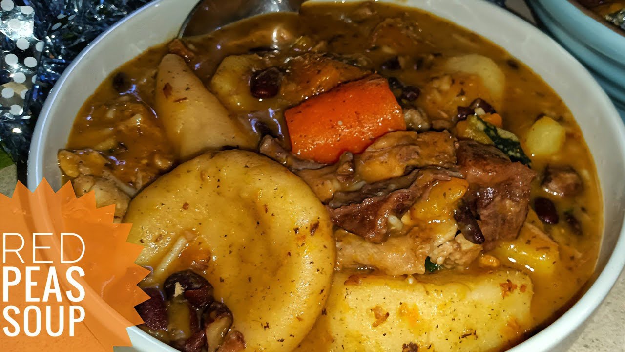 Red Peas Soup With Beef | Jamaican Style - YouTube