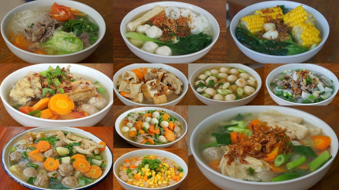 15 RESEP MASAKAN SUP PALING ENAK DAN MUDAH UNTUK SEHARI-HARI - YouTube