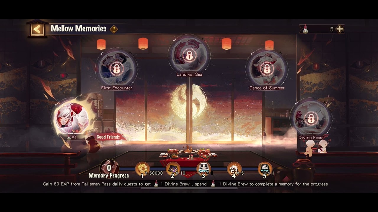 Onmyoji - Mellow Memories Theme(SP Ambrosial Hoshiguma Doji Pre-event ...