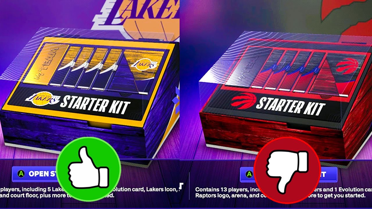 WHICH IS THE BEST STARTER KIT TO CHOOSE IN NBA 2K24 MYTEAM! - YouTube