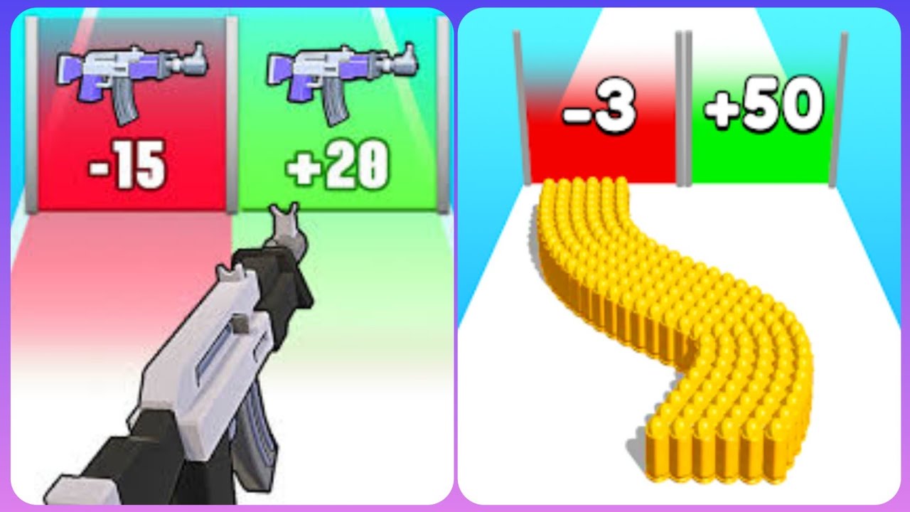 Gun clans 3D Vs Bullet Army Run 3D 🖤New Levels Big New Update Max ...