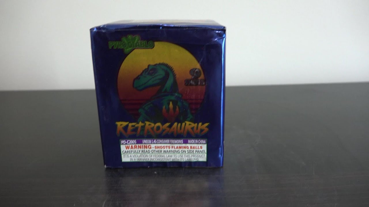 RETROSAURUS by PYRO DIABLO FIREWORKS - YouTube
